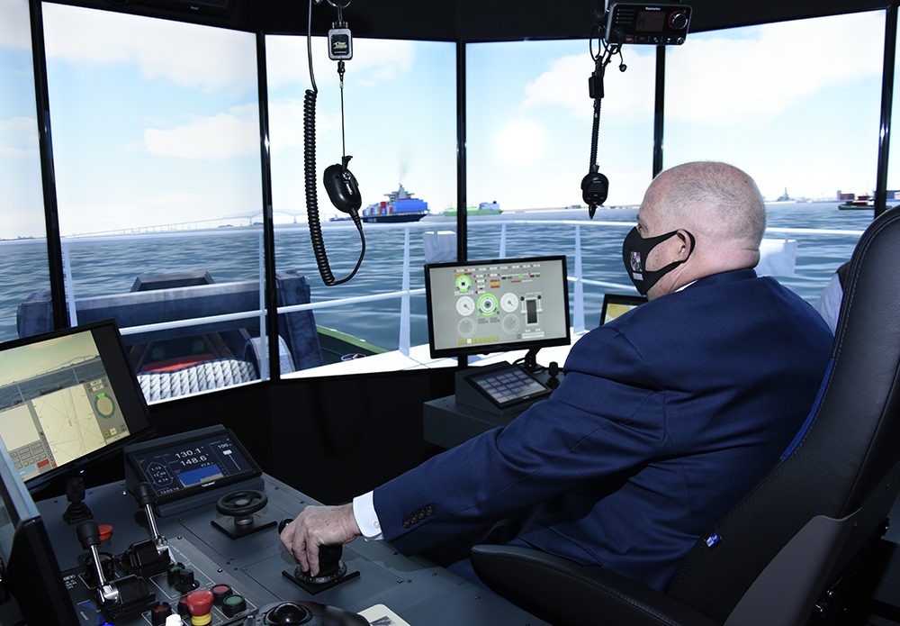 MD Gov. Larry Hogan tour MITAGS-East & Maritime Conf. Center