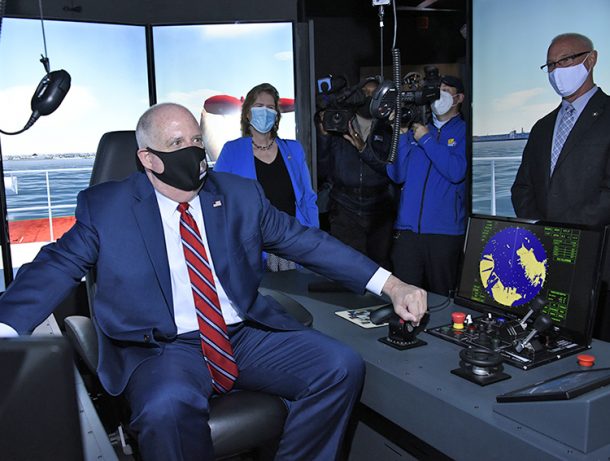 MD Gov. Larry Hogan tour MITAGS-East & Maritime Conf. Center